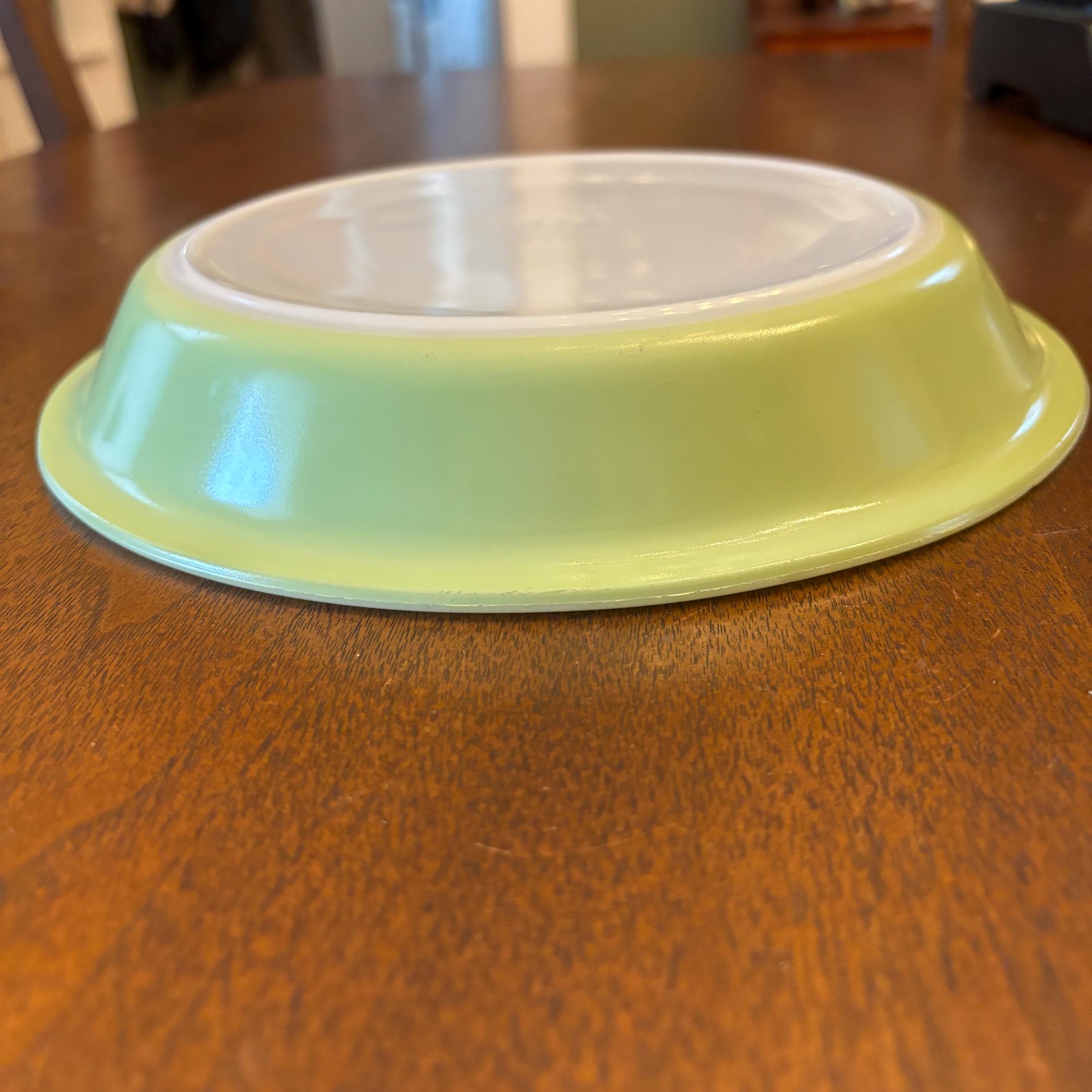 Vintage Lime Green PYREX Pie Plate - Etsy