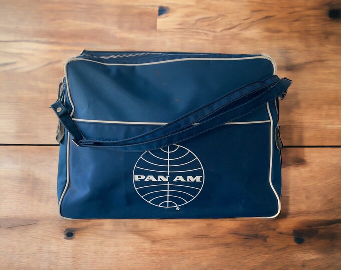 Vintage Pan Am Flight Bag - Circa 1960s-1970s - Etsy