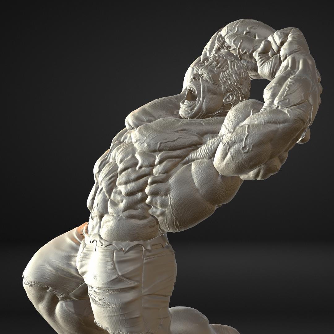 Marvel Hulk STL File, 3D Digital Printing STL File for 3D Printers ...