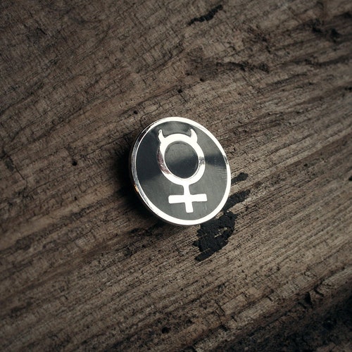 Mercury Astrology Symbol PIN - Etsy