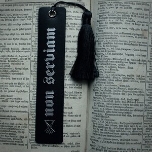 Non Serviam Seal of Lucifer BOOKMARK - Etsy
