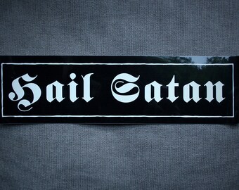 Satan Bumper Sticker | Etsy