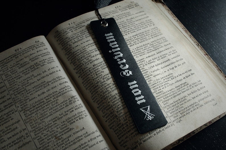 Non Serviam Seal of Lucifer BOOKMARK - Etsy