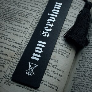 Non Serviam Seal of Lucifer BOOKMARK - Etsy