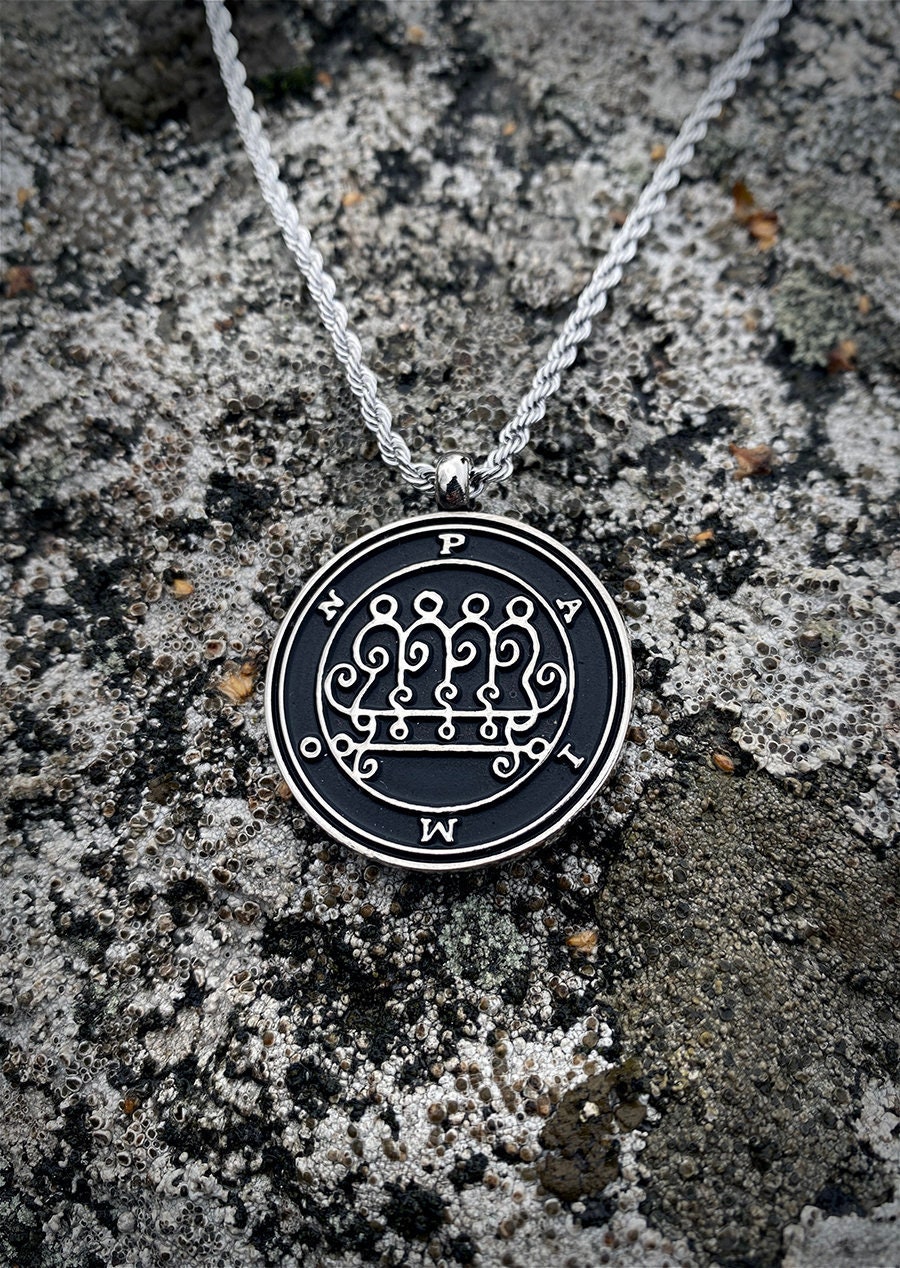 Paimon demonio Ars Goetia sigilo de demonio sello Paimoin | Etsy