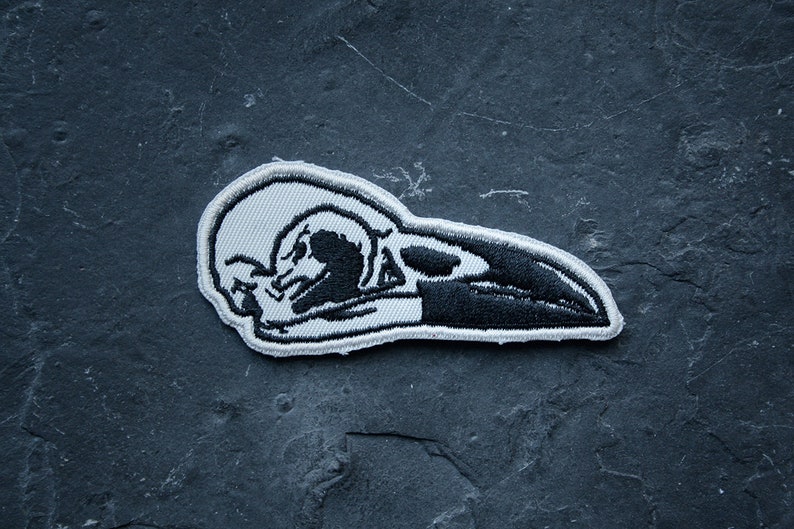 Crow Skull PATCH - Etsy