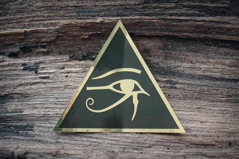 Udjat Eye of Horus Eye of Ra Vinyl STICKER - Etsy