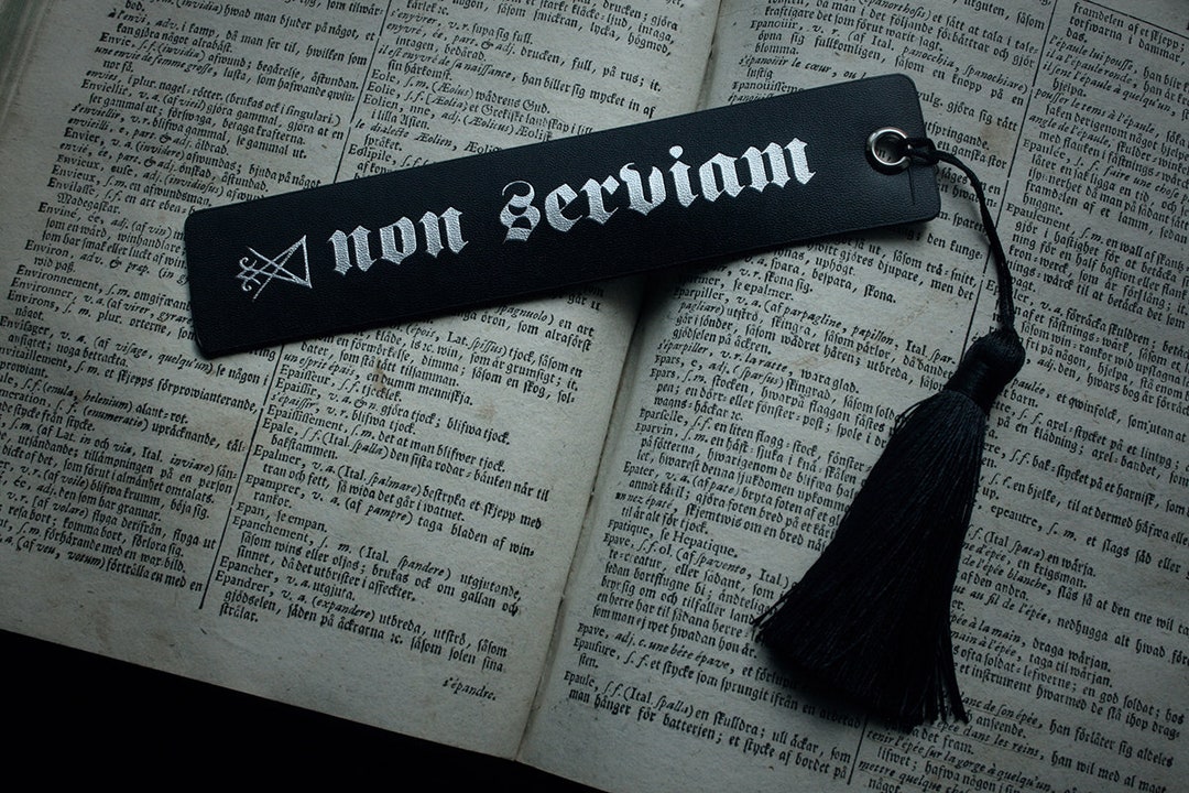 Non Serviam Seal of Lucifer BOOKMARK - Etsy