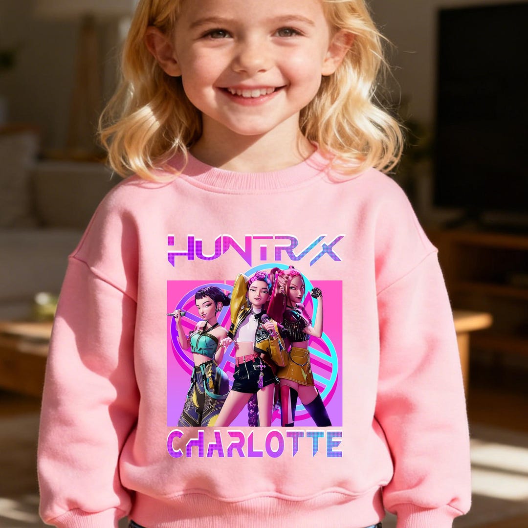 Personalized Mira Rumi Zoey Kpop Toddler T-shirt,huntrix Girls Demon ...