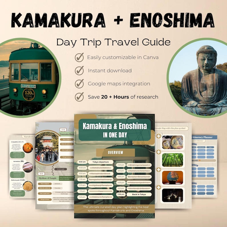 Kamakura & Enoshima Day Trip Itinerary | Japan Travel Guide | Digital ...