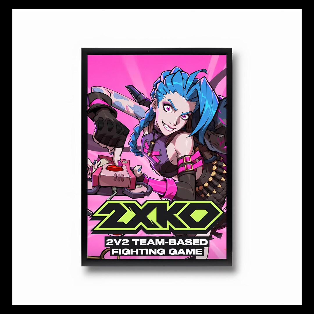 2XKO JINX Gaming Poster – Premium Design - Etsy