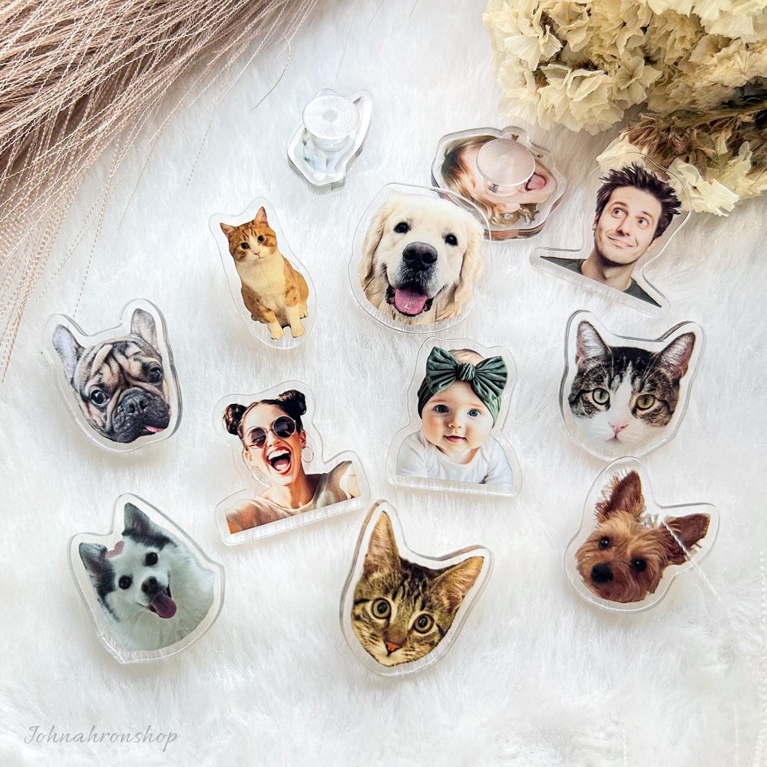 Personalized Photo Jibbitz Charm, Custom Portrait or Pet Face Charms ...
