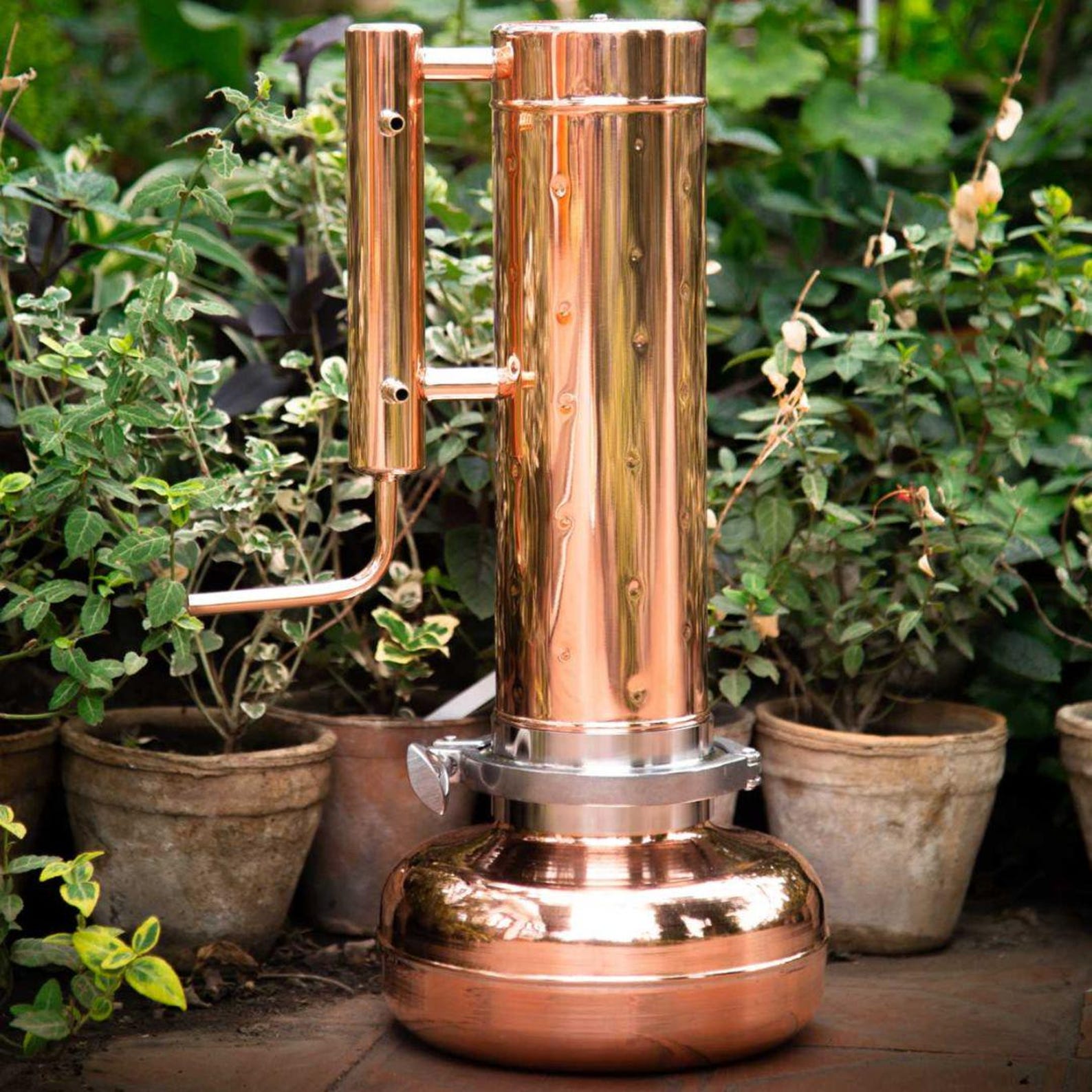 Copper Essential Oil Extractor, Essential Oil Steam Distillation ...