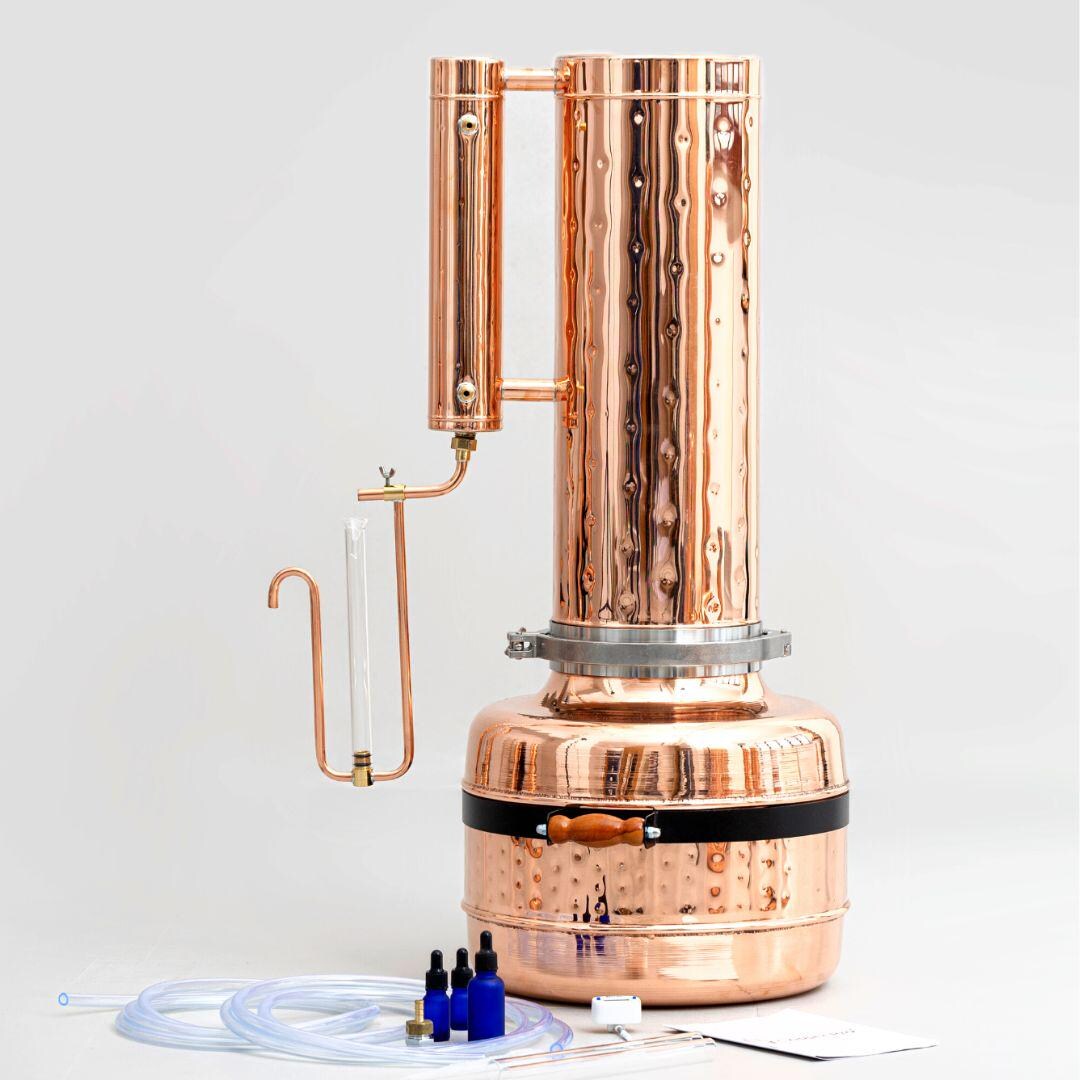Large Copper Essential Oil Distiller, Still for Steam Distillation ...