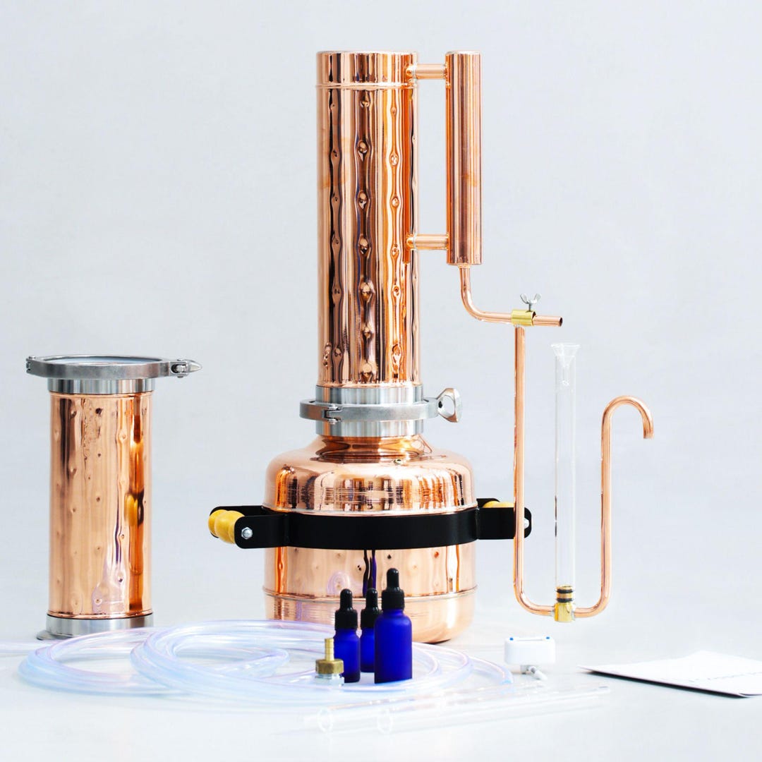 Essential Oil Distiller | 2.5gal (9L) Steam Distillation Equipment ...