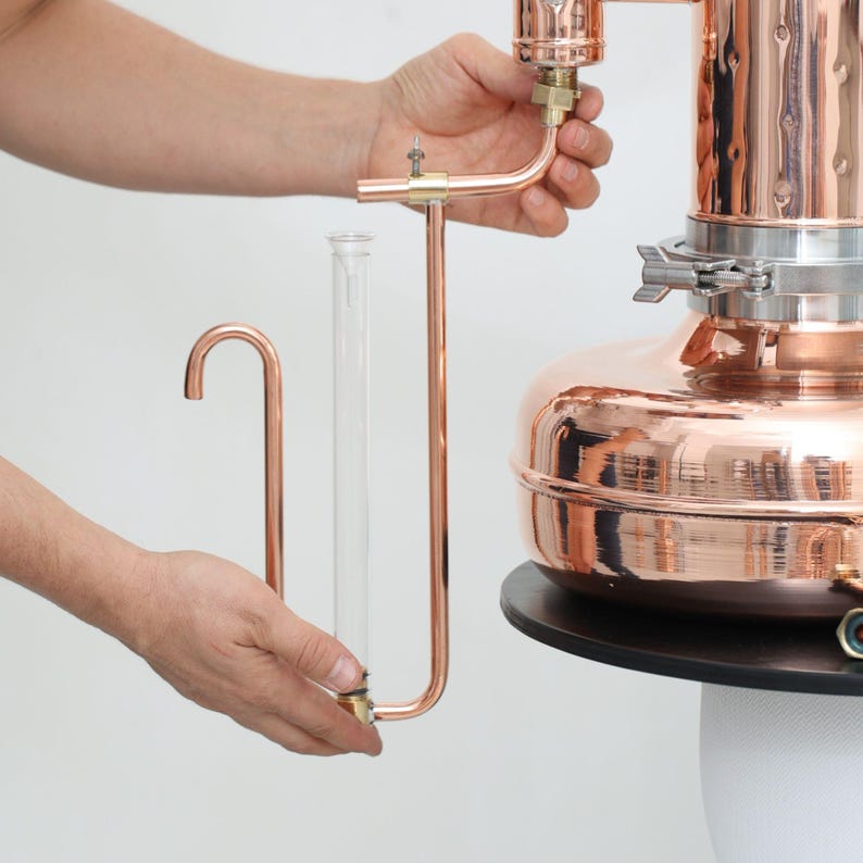 Copper Essential Oil Extractor, Essential Oil Steam Distillation ...