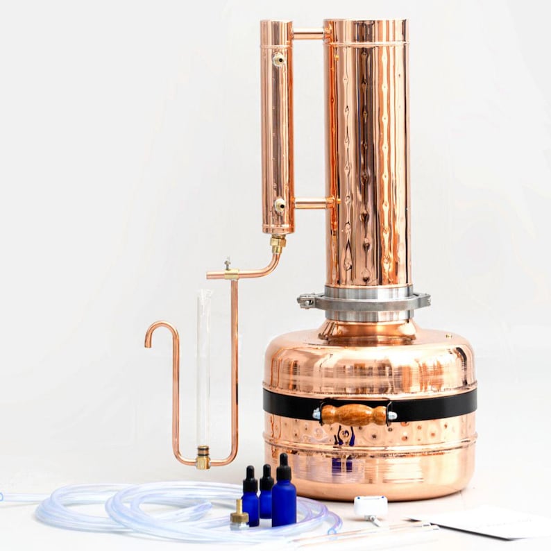 Copper Essential Oil Distiller | Alembic Still for Home Small Business ...