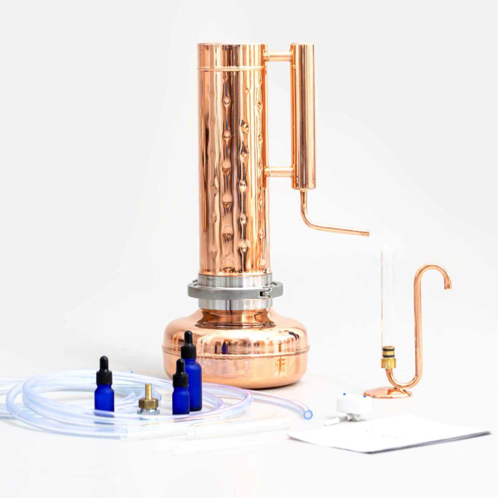 Copper Essential Oil Distiller | Alembic Still for Home Small Business ...
