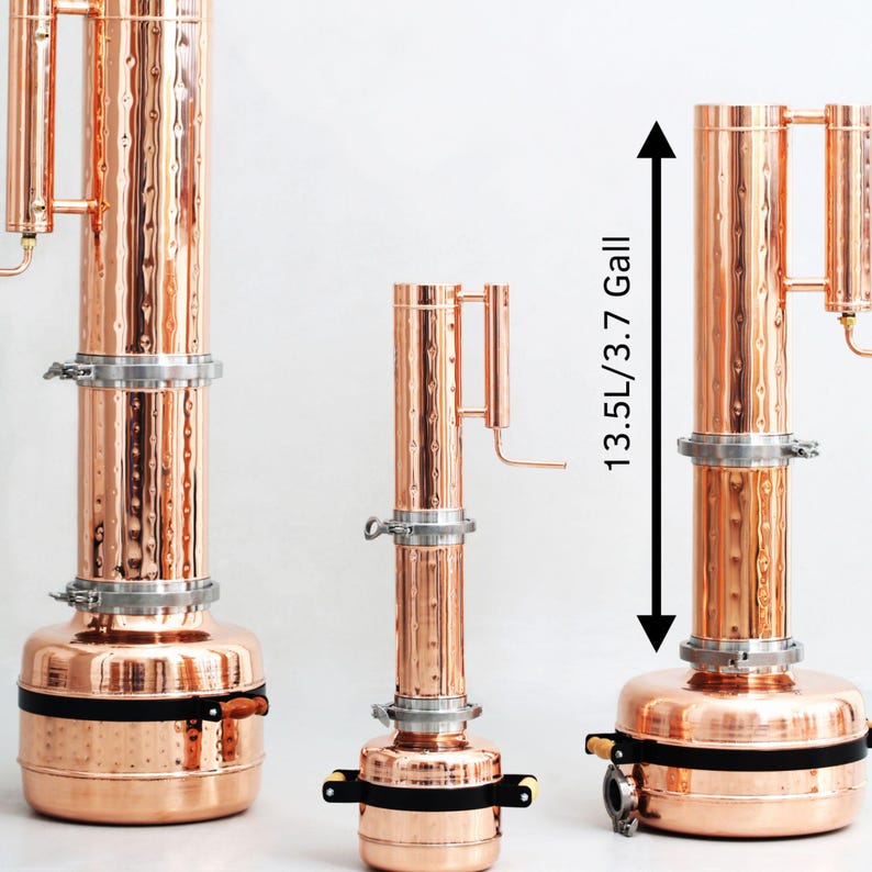 Advanced Distiller Kit for Essential Oil Extraction - Copper Still for ...