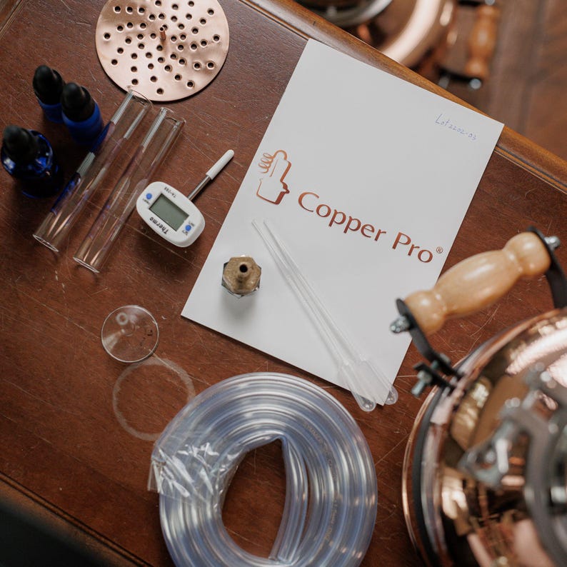 Advanced Distiller Kit for Essential Oil Extraction - Copper Still for ...