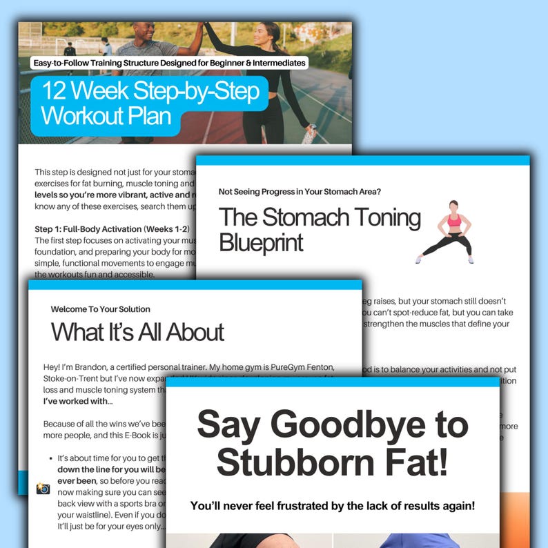 Lose Belly Fat Guide - 12 Week Fat Loss Plan for a Slimmer Waist and ...