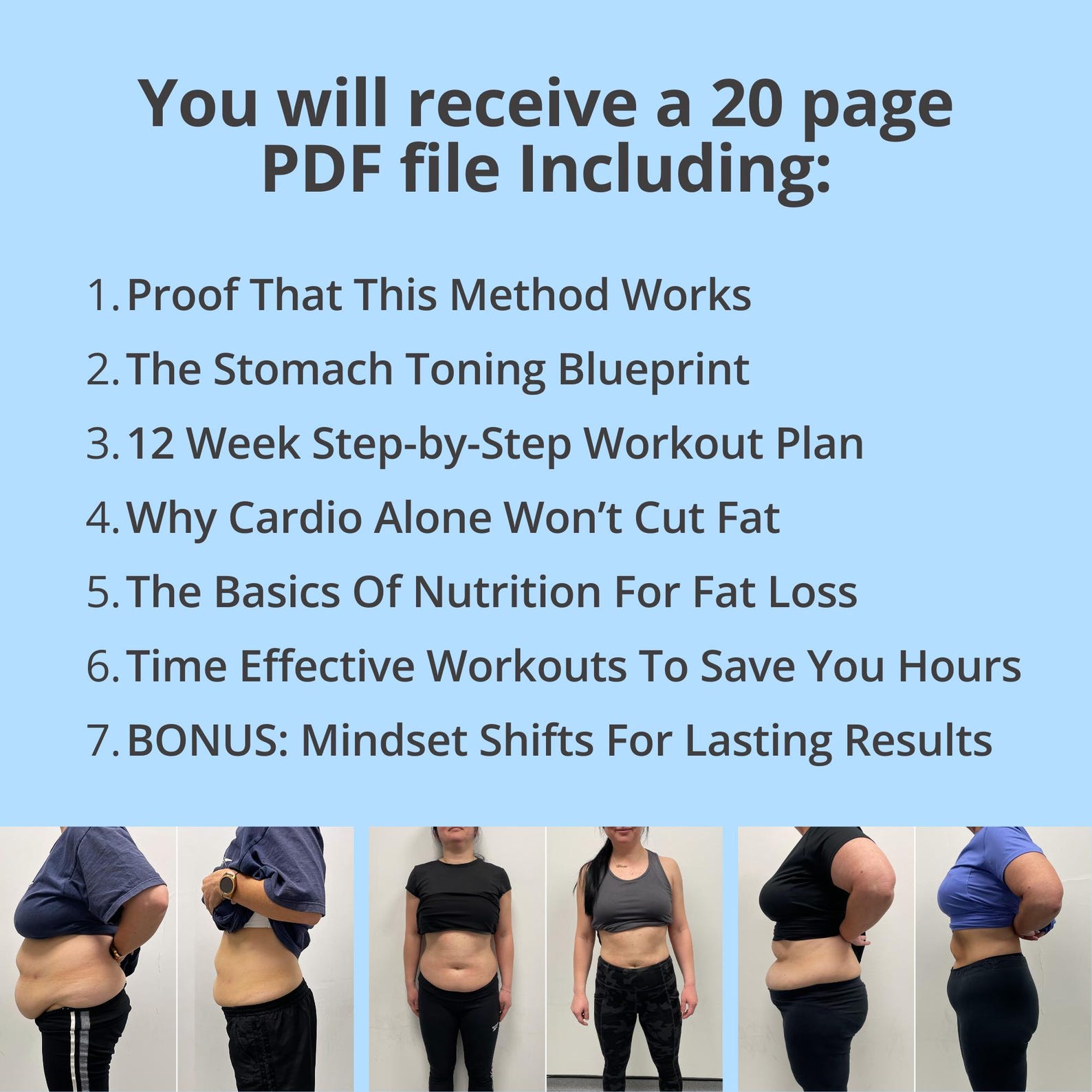 Lose Belly Fat Guide - 12 Week Fat Loss Plan for a Slimmer Waist and ...