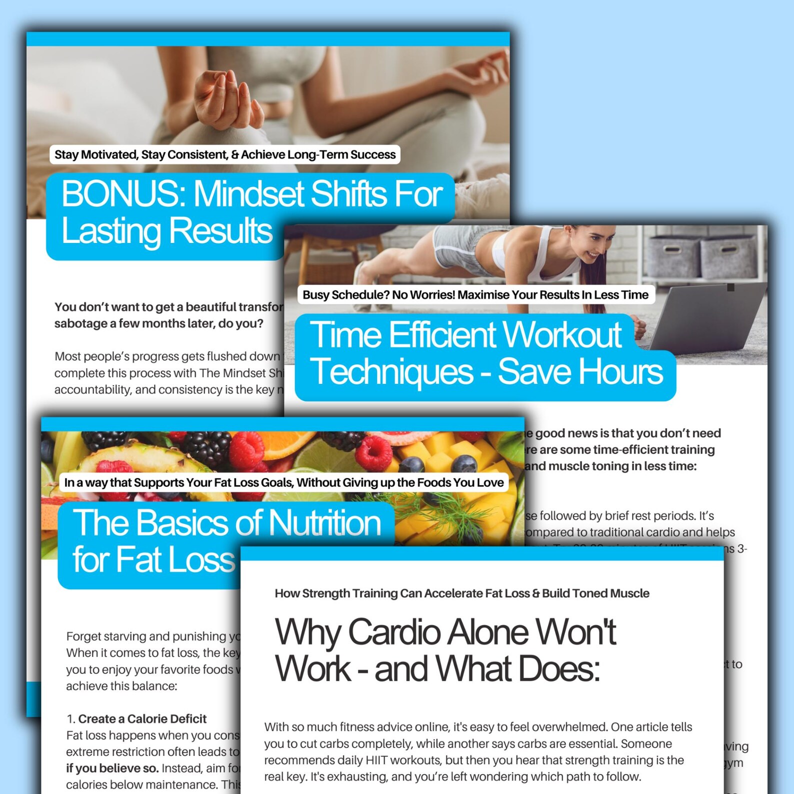 Lose Belly Fat Guide - 12 Week Fat Loss Plan for a Slimmer Waist and ...