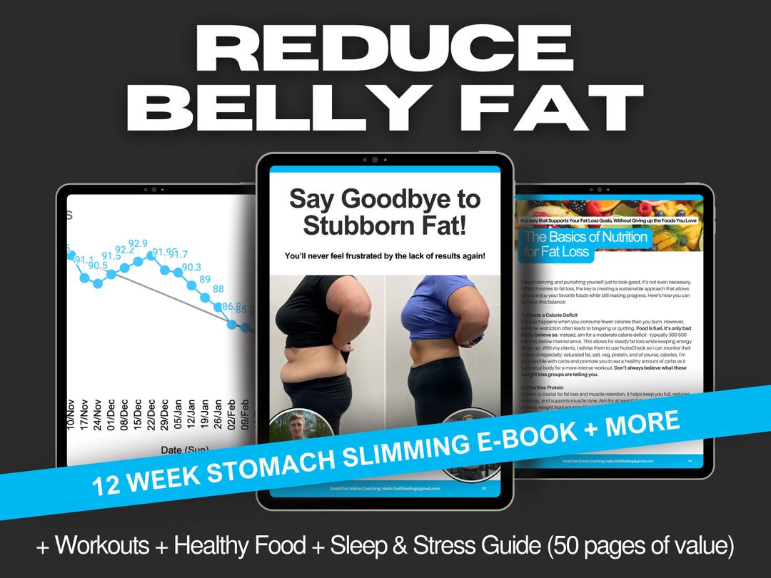 Women's 12-week Stomach Slimming Guide | Fat Loss and Toning Plan ...