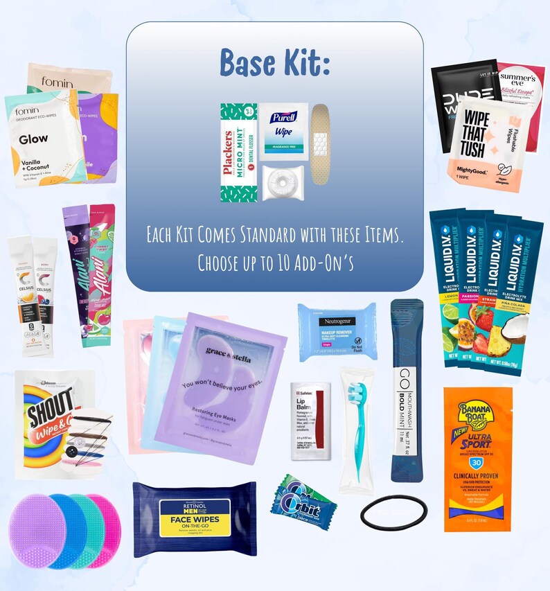 Build Your Own Hangover Kit: Custom Filled Hangover Recovery Pack (for ...