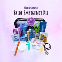 Printable Wedding Day Emergency Kit Checklist | One Page Bridal ...