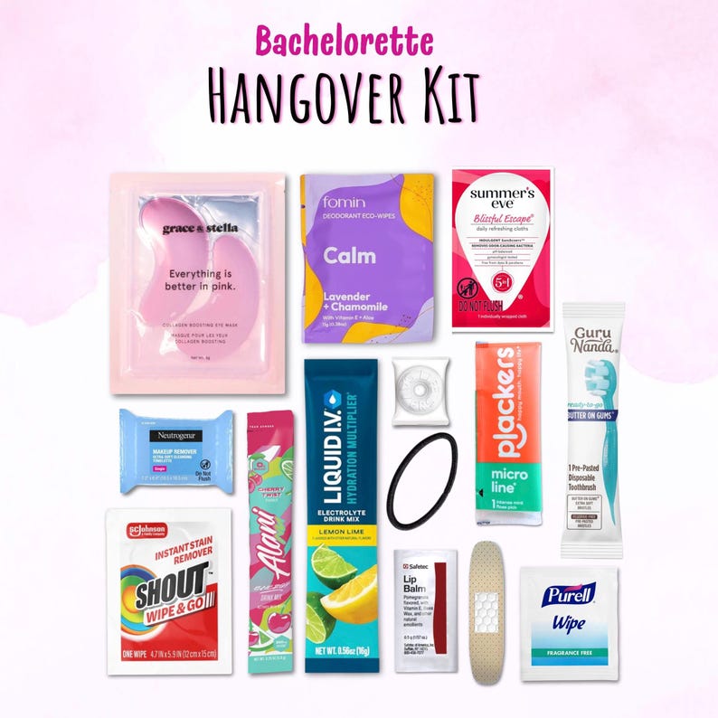Bachelorette Hangover Recovery Kit: Premium Party Favor for Her With ...