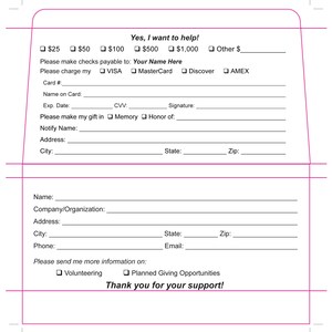 Custom Printed #6 3/4 Remittance Envelopes | Custom Design | Commercial ...