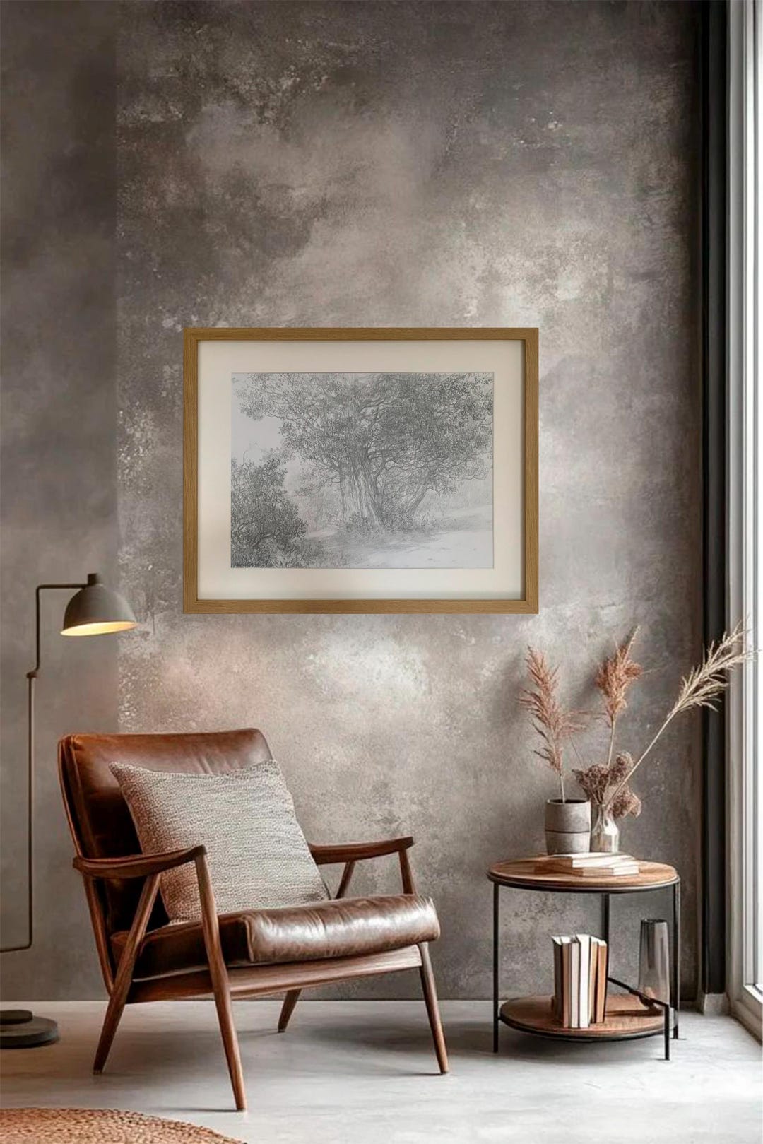 Kindred Trees – Black and White Printable Wall Art – Digital Download ...