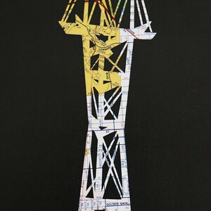 Sutro Tower Print // San Francisco Map Art // San Francisco Poster ...