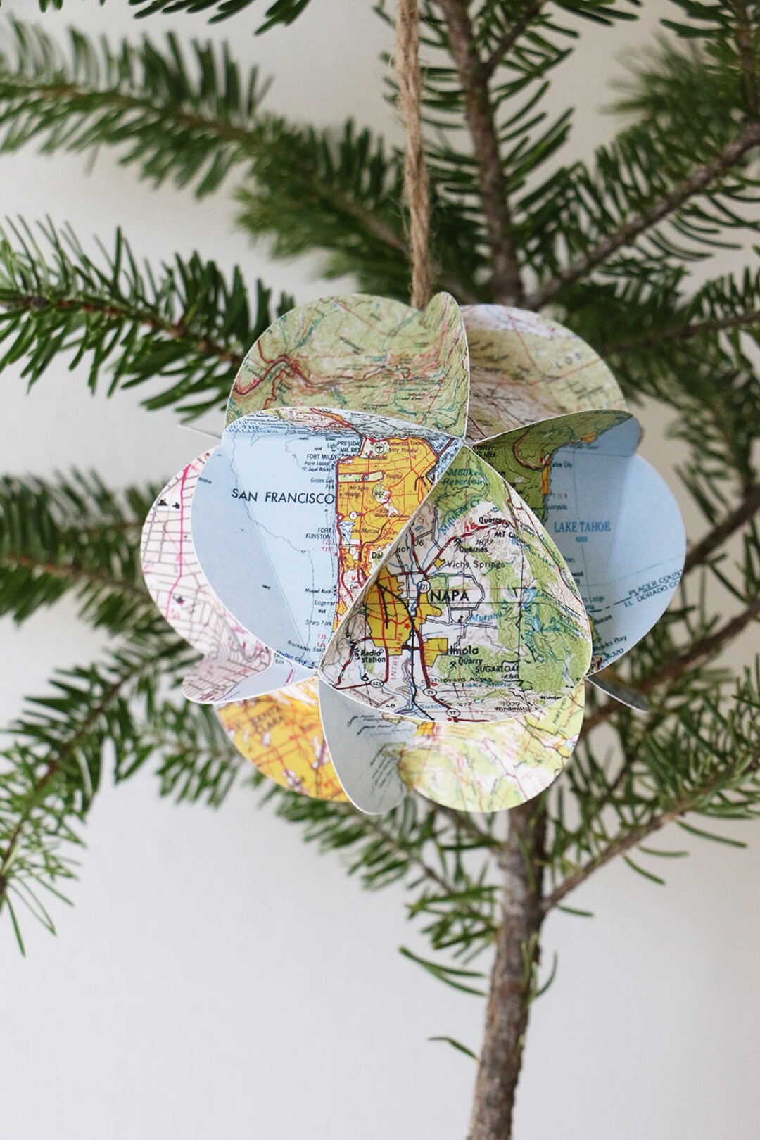 California Ornament // State of California Maps // Eco Friendly ...