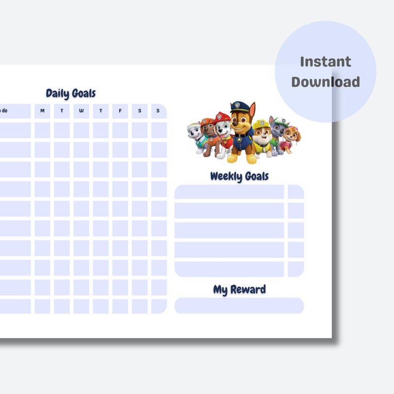 Paw Patrol Tracker - Etsy