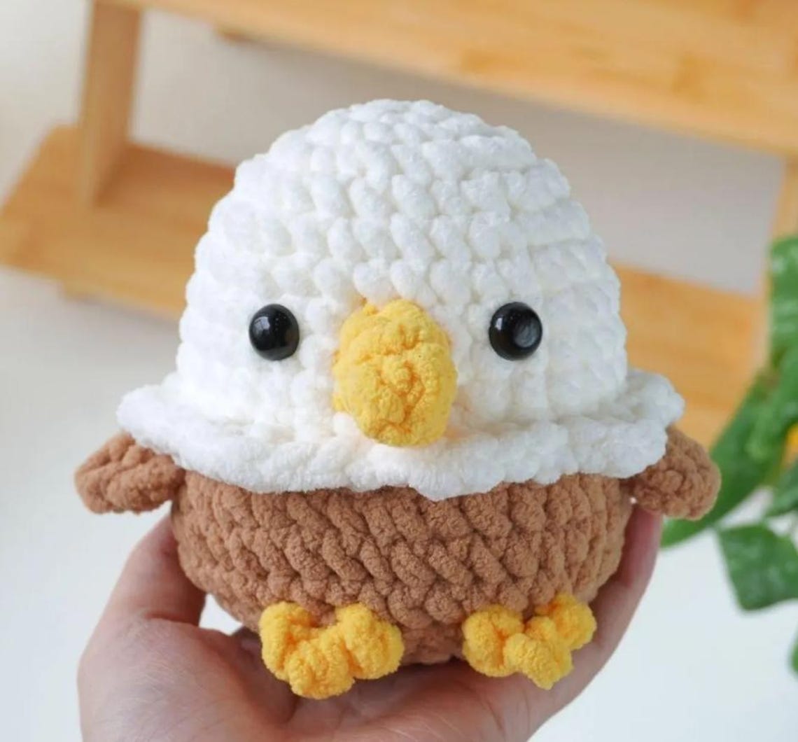 Baby Eagle Amigurumi Pattern, Crochet Pattern, Eagle Crochet, Adorable ...