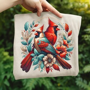 Cardinal Bird Png Sublimation Designs Wild Life Bird Shirt Design ...