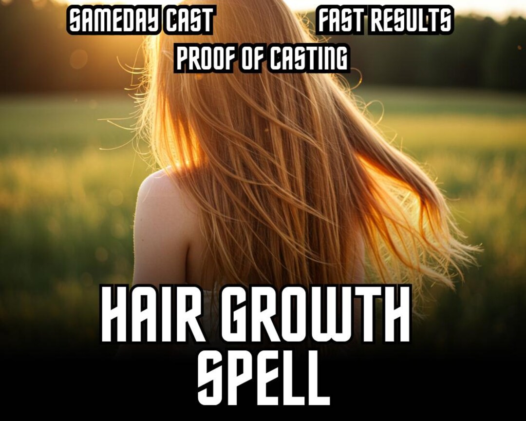 Hair Growth Spell: Strengthen & Restore Vitality - Beauty Magic - Etsy