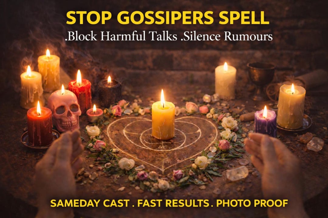 Stop Gossipers Spell: Silence Rumors & Protect Reputation - Etsy