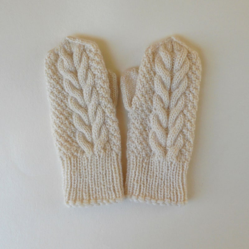 Wool Mittens - Etsy