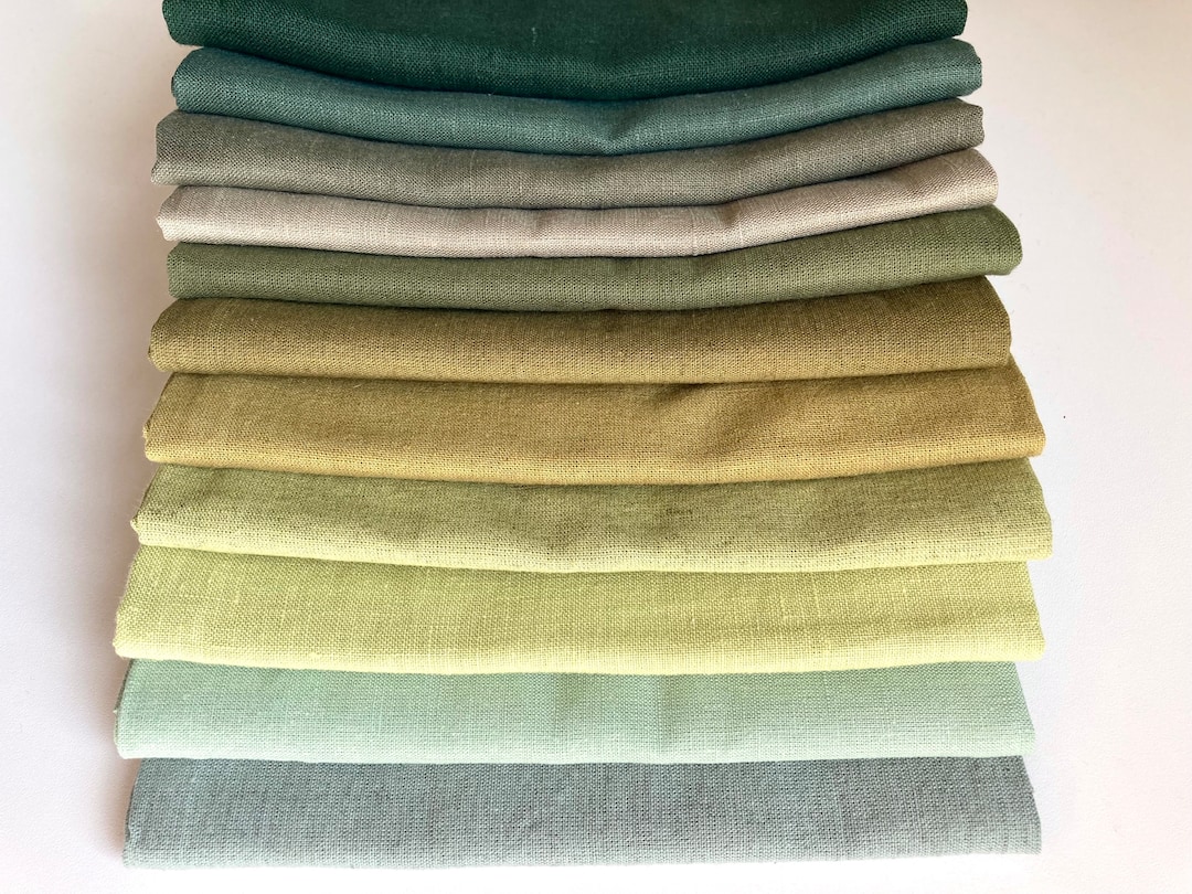 Green Linen Men's Bandana, Unisex Kerchief, Women's Hair Scarf, Scout ...