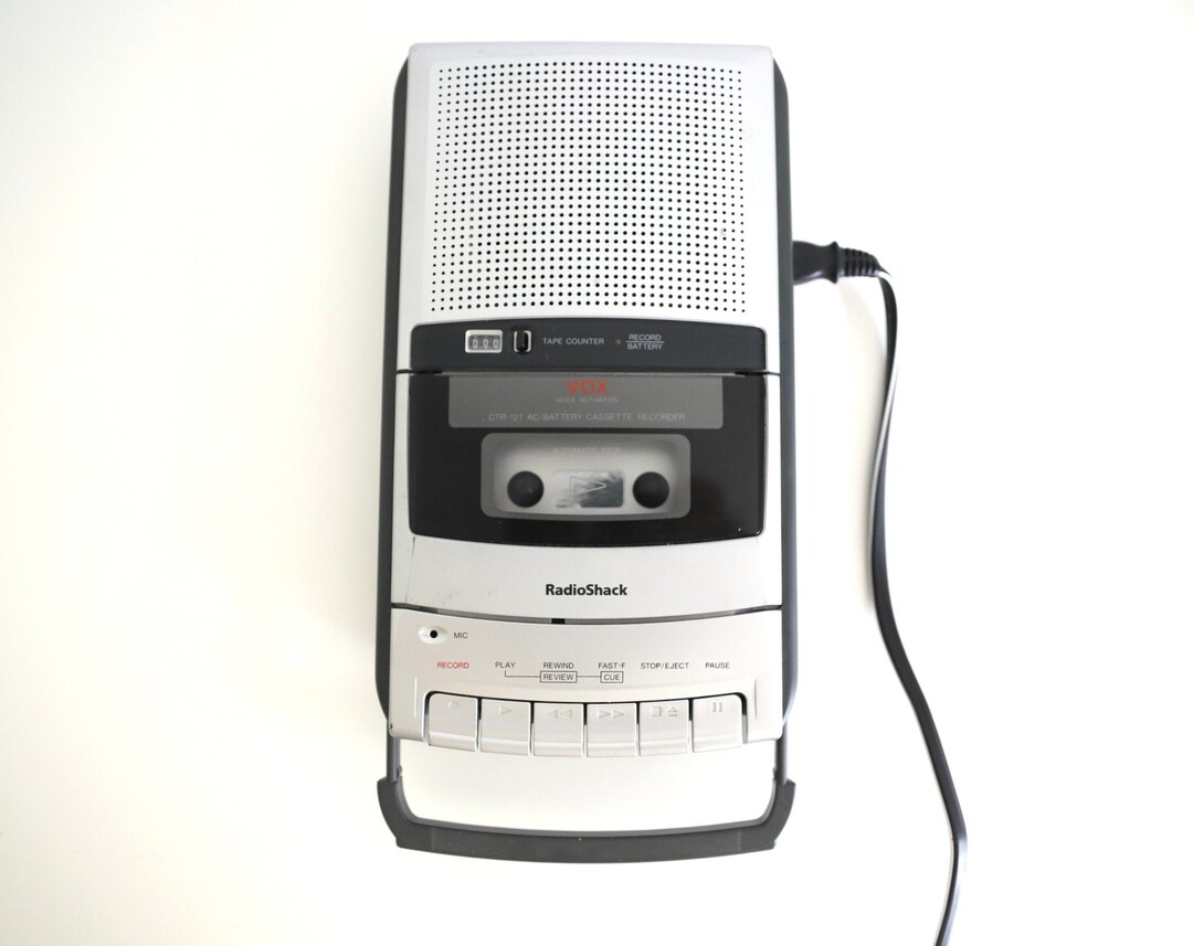 Vintage 1990s CASSETTE Player and Recorder // Plug In, or Battery ...