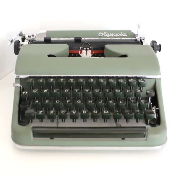 Green Typewriter - Etsy