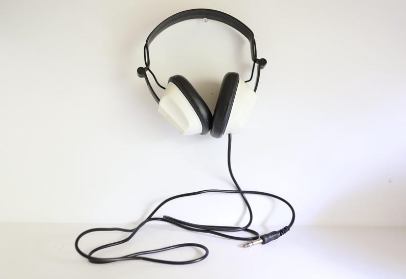Vintage STEREO 1970s 80s CREAM Headphones With STEREO Vintage ...