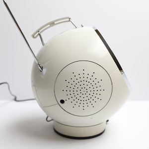 Vintage MID-CENTURY White & Black Space Age Modern WELTRON 8 Track Am ...