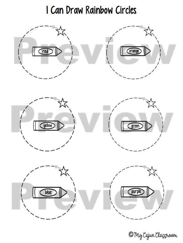 Kindergarten CKLA Skills Worksheets Writing Readiness Line Tracing - Etsy