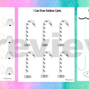 Kindergarten CKLA Skills 2 Worksheets Pre-writing Skills Rainbow ...