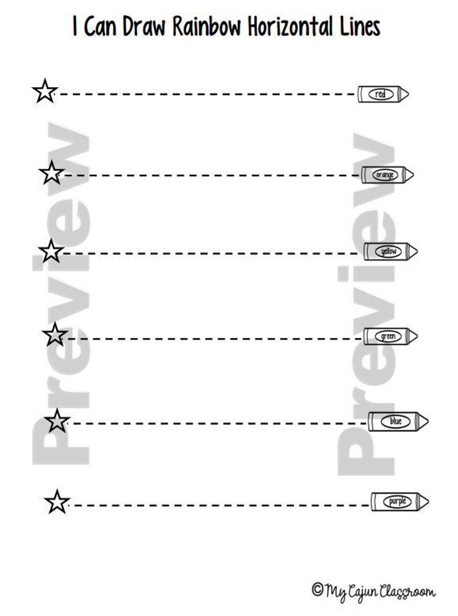 Kindergarten CKLA Skills Worksheets Writing Readiness Line Tracing - Etsy