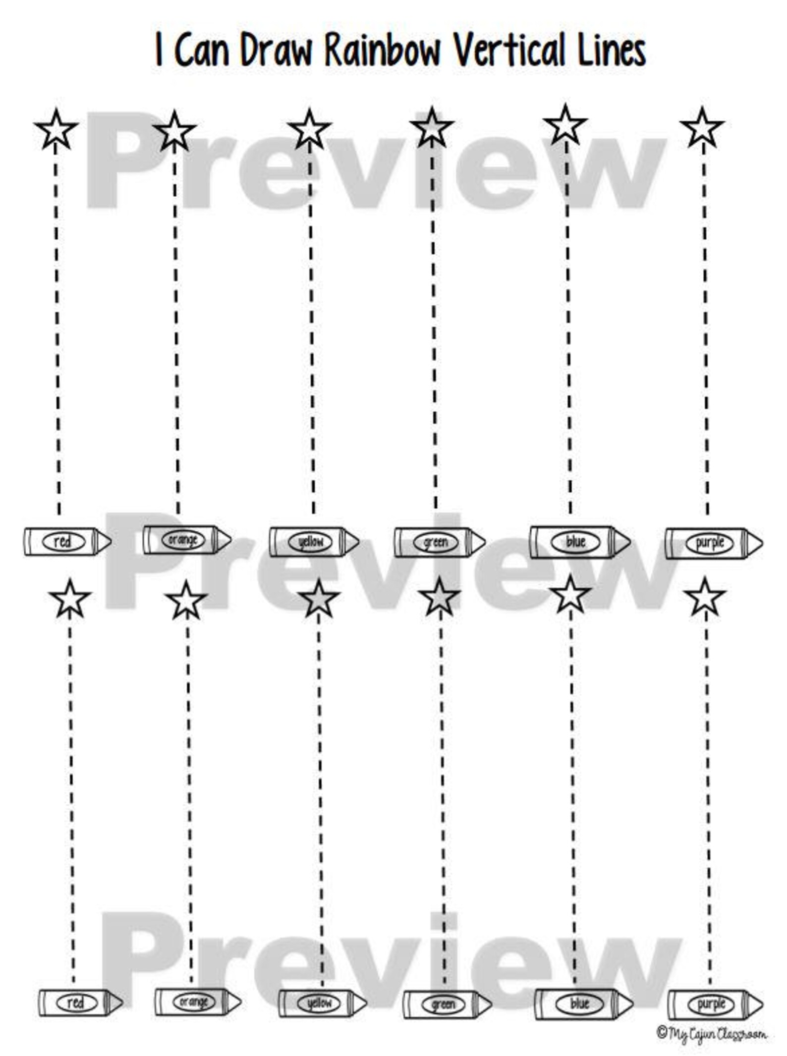Kindergarten CKLA Skills Worksheets Writing Readiness Line Tracing - Etsy